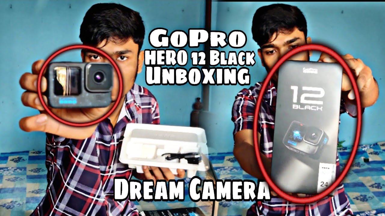 GoPro HERO 12 BLACK Unboxing 🔥 My Dream Camera Finally Arrived! 📦📸 - YouTube