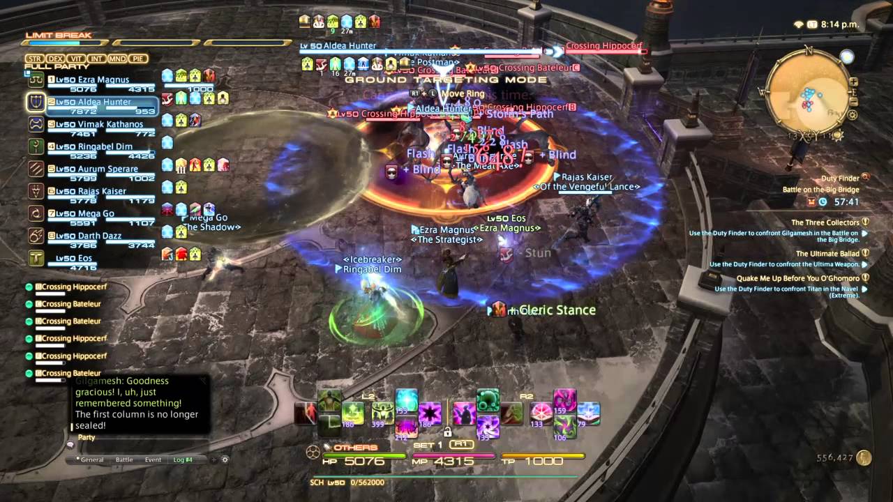 FINAL FANTASY XIV: A Realm Reborn The Battle on the Big Bridge - YouTube