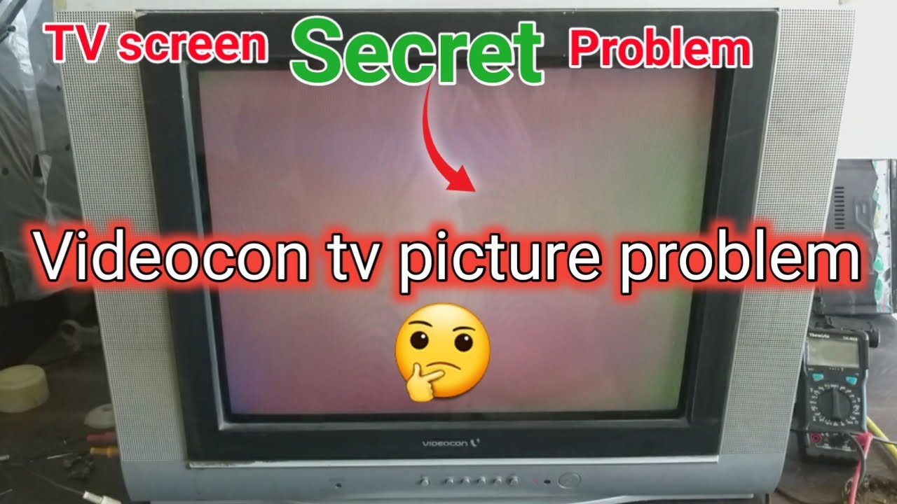 Videocon tv picture problem | Videocon tv display red colour problem ...
