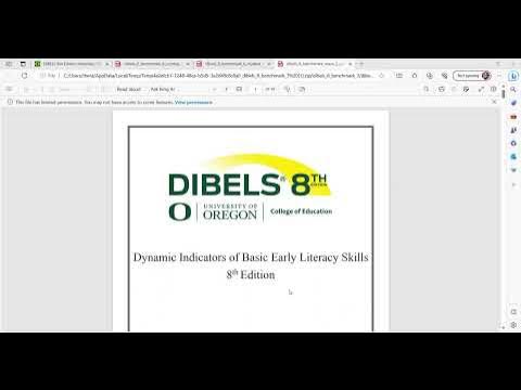 DIBELS 8 How to Get Started with Dibels 8 -updated! - YouTube