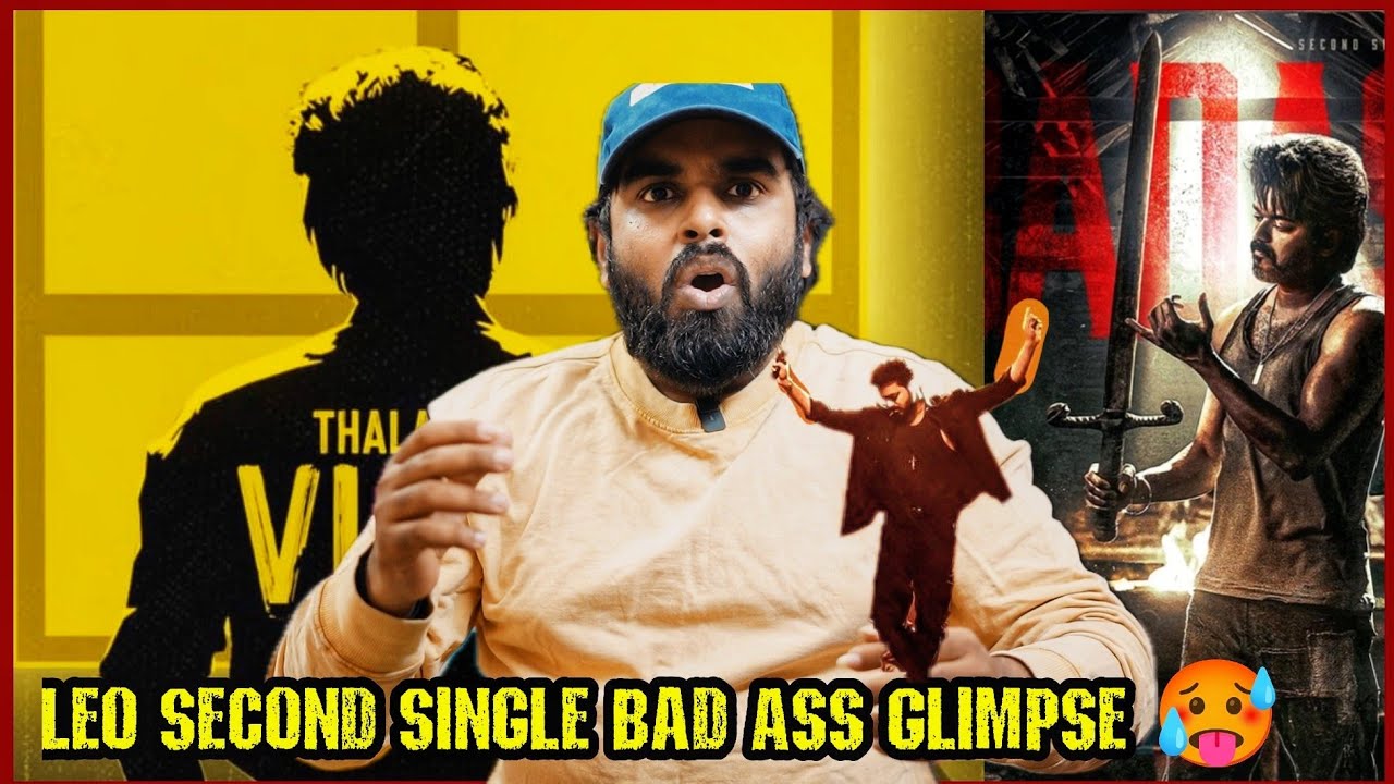 LEO Bad Ass Glimpse Reaction & Review🔥 - Leo Second Single | Thalapathy ...