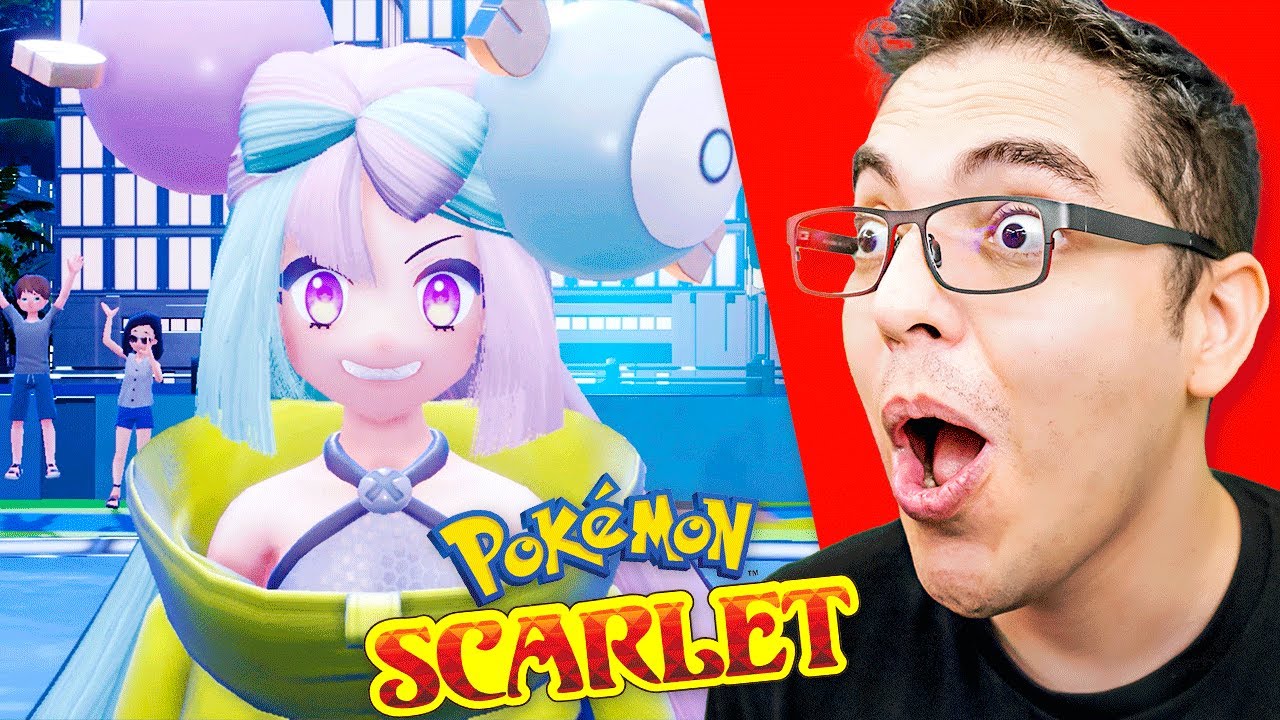 Pokemon SCARLET (Ep10) - O Ginásio da Líder YOUTUBER (Gameplay PT-BR ...