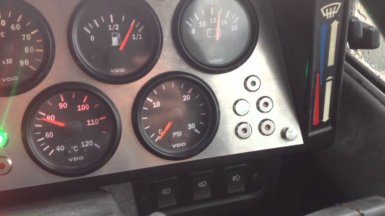 Defender 5 Gauge Dashboard - YouTube