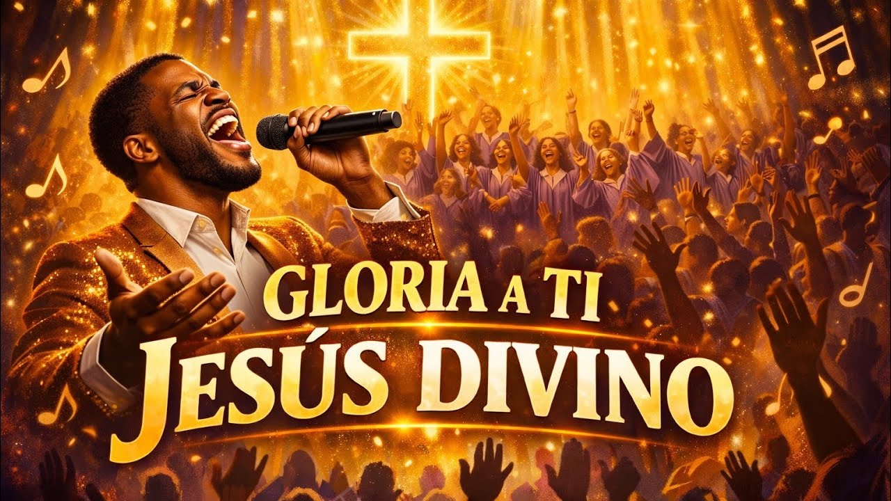 🔥 GLORIA A TI JESÚS DIVINO | Alabanza Gospel Poderosa con Multitud ...