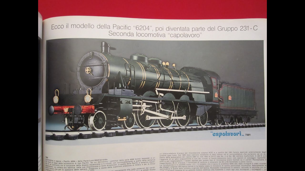 Rivarossi PLM Pacific 6204 serie Capolavori - YouTube