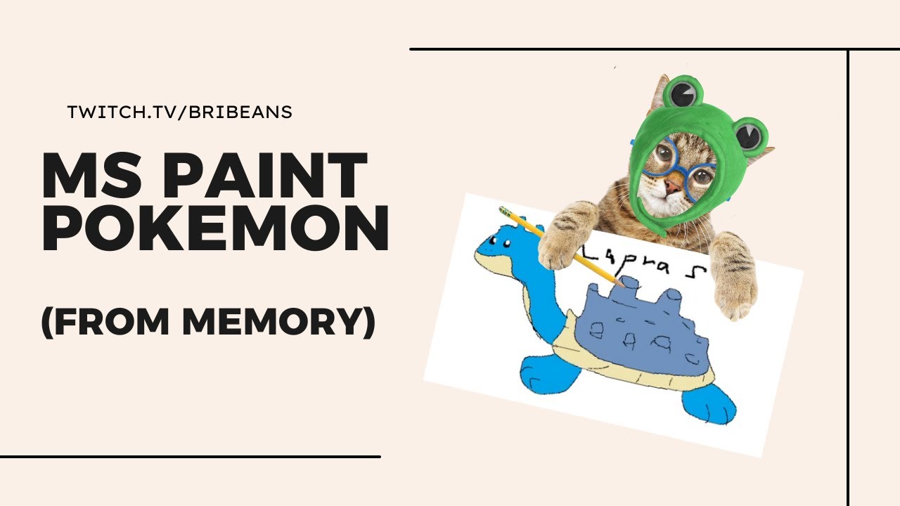 MS Paint Pokemon From Memory - YouTube