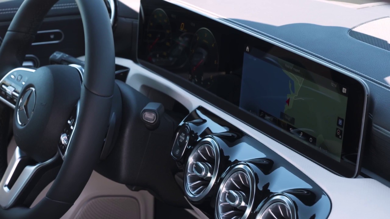 The new Mercedes-Benz A 180 d Interior Design - YouTube