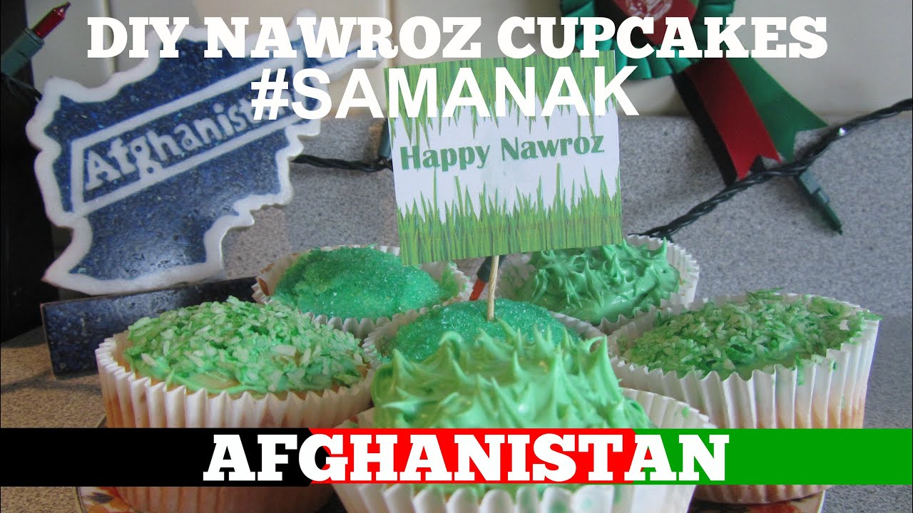 Afghanistan Nawroz DIY Treats - How to Make Samanak Cupcakes !! - YouTube