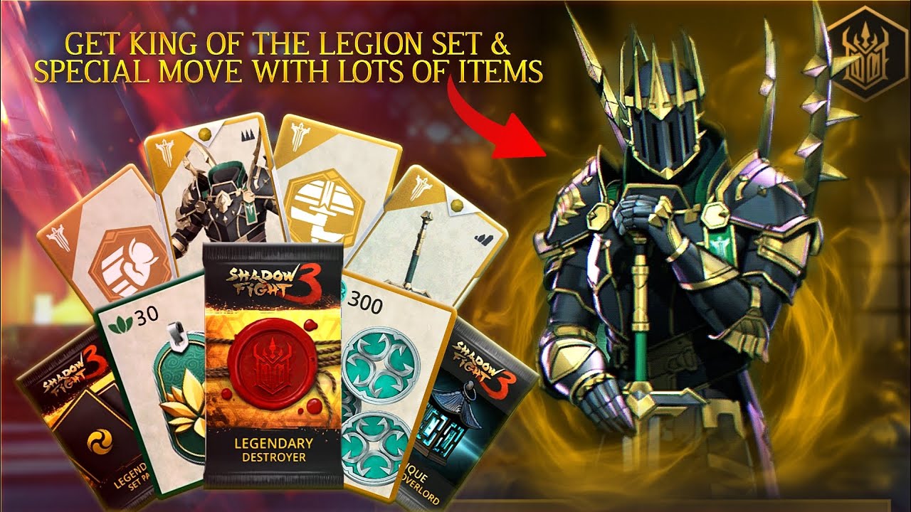 Get Free King of The Legion Set & Special Move with Lots of Items in ...
