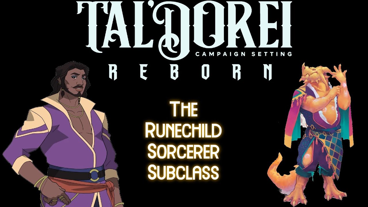 Tal'Dorei Reborn Runechild Sorcerer | Shaun Gilmore Subclass! | New ...