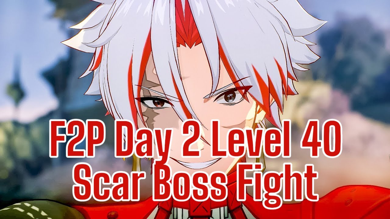 F2P Day 2 Level 40 Scar Boss Fight - Wuthering Waves - YouTube