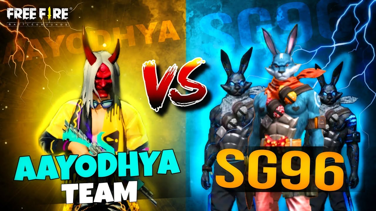 Aayodhya Team Vs SG Gamer 96 Costom Challenge 5v5 In Free Fire 🔥 #freefire #vs #livestreming # ...