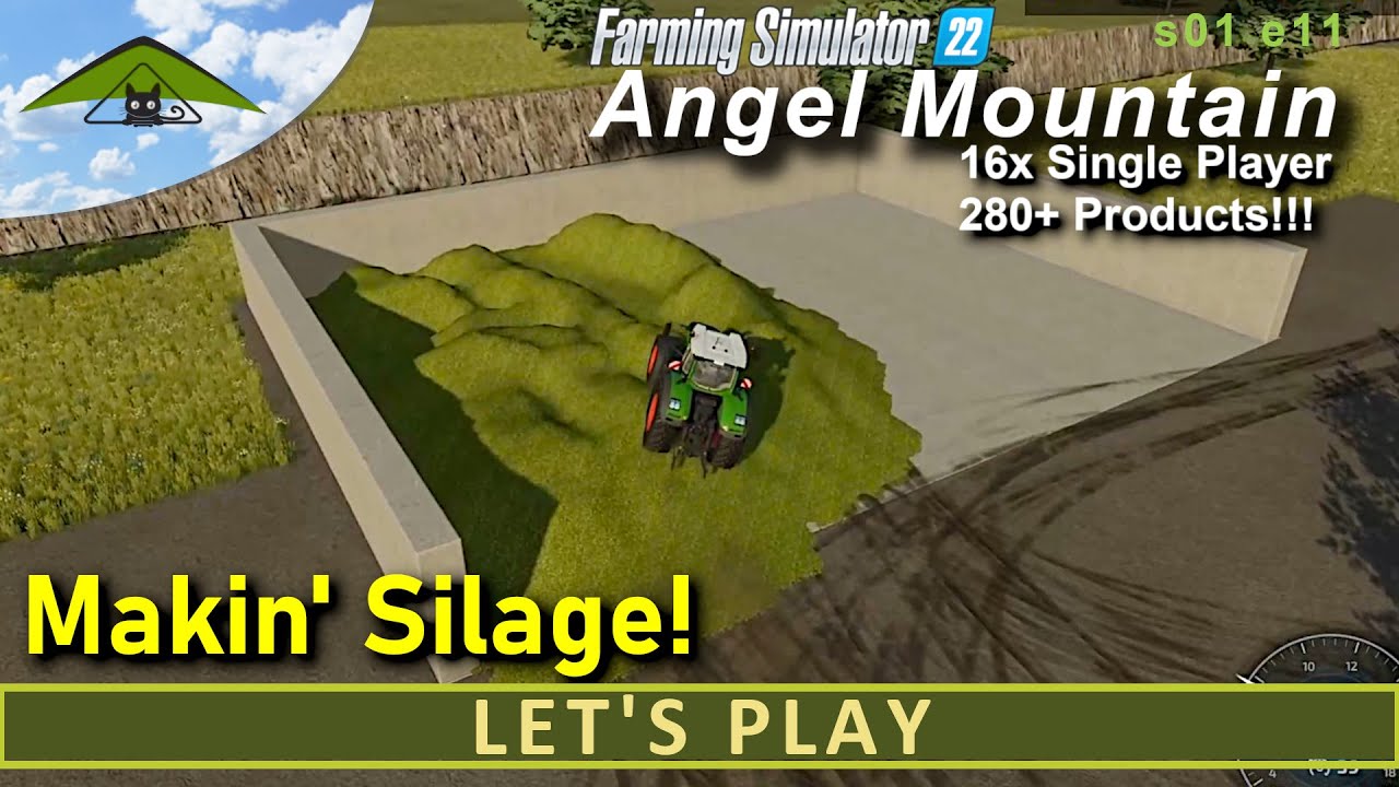 Makin' Silage! 🚜 Let's Play FS22 Angel Mountain Map s01 e11 - YouTube