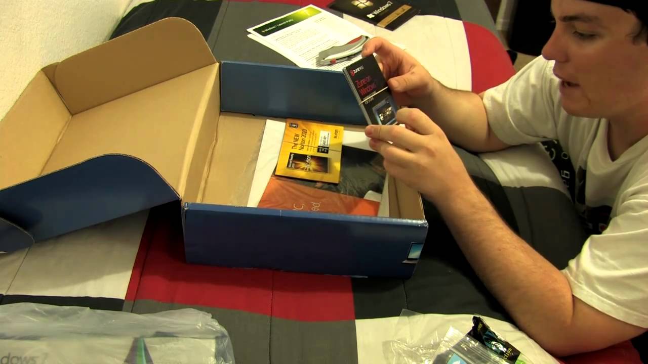 Unboxing the Windows 7 Party Pack - YouTube