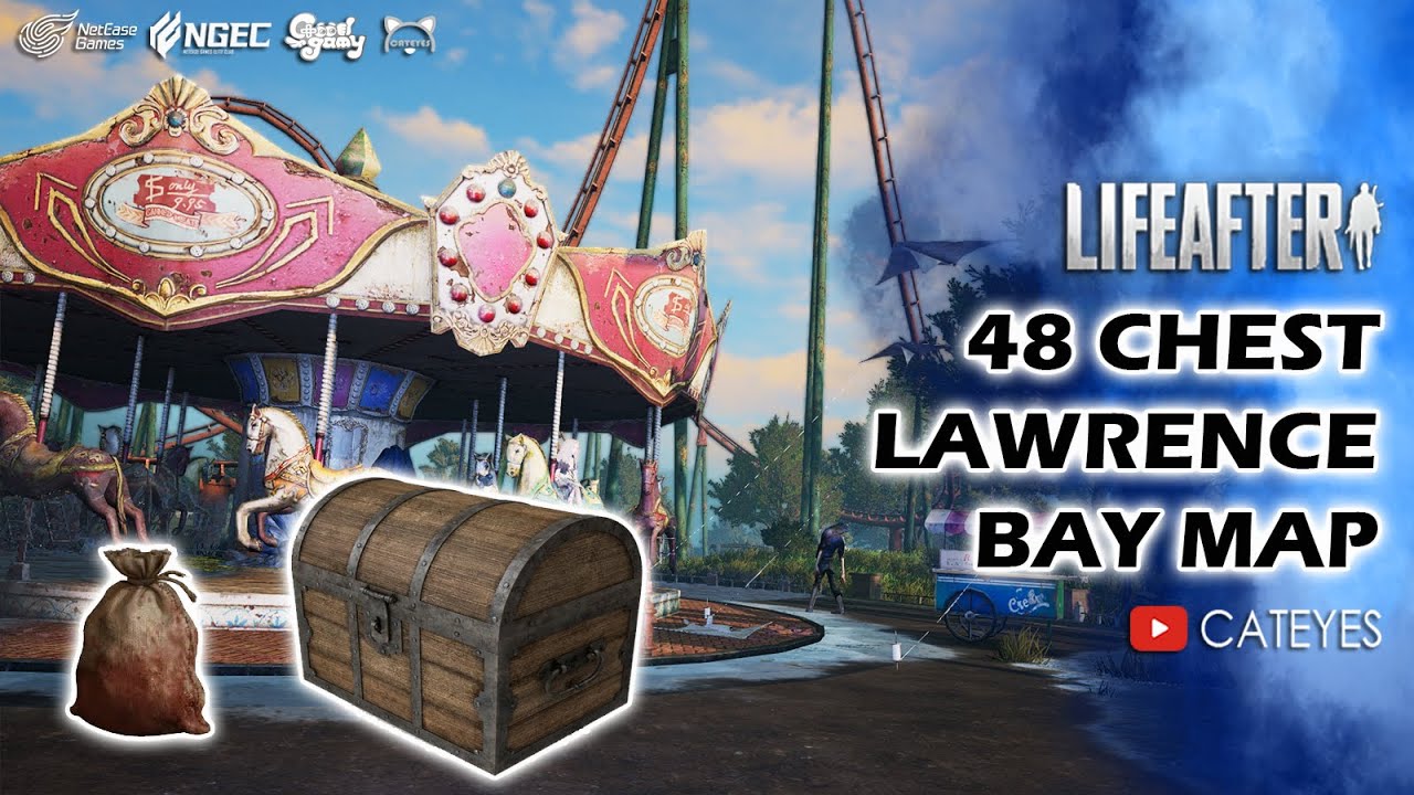 🌊 LIFEAFTER Detailed Exploration of 48 Chests at Lawrence Bay Blue Tide Map 🎁 - YouTube