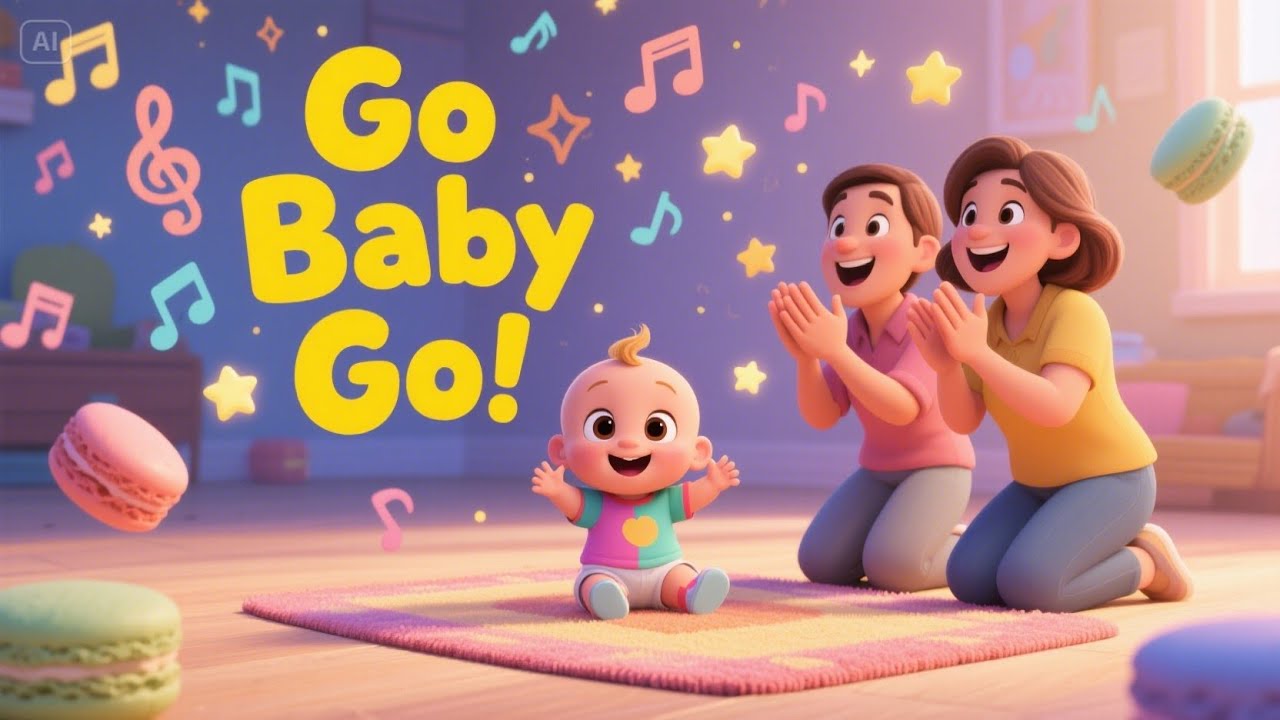 Look! Baby Brother Crawls – Go Baby Go! | Adorable Baby Song Toddlers ...