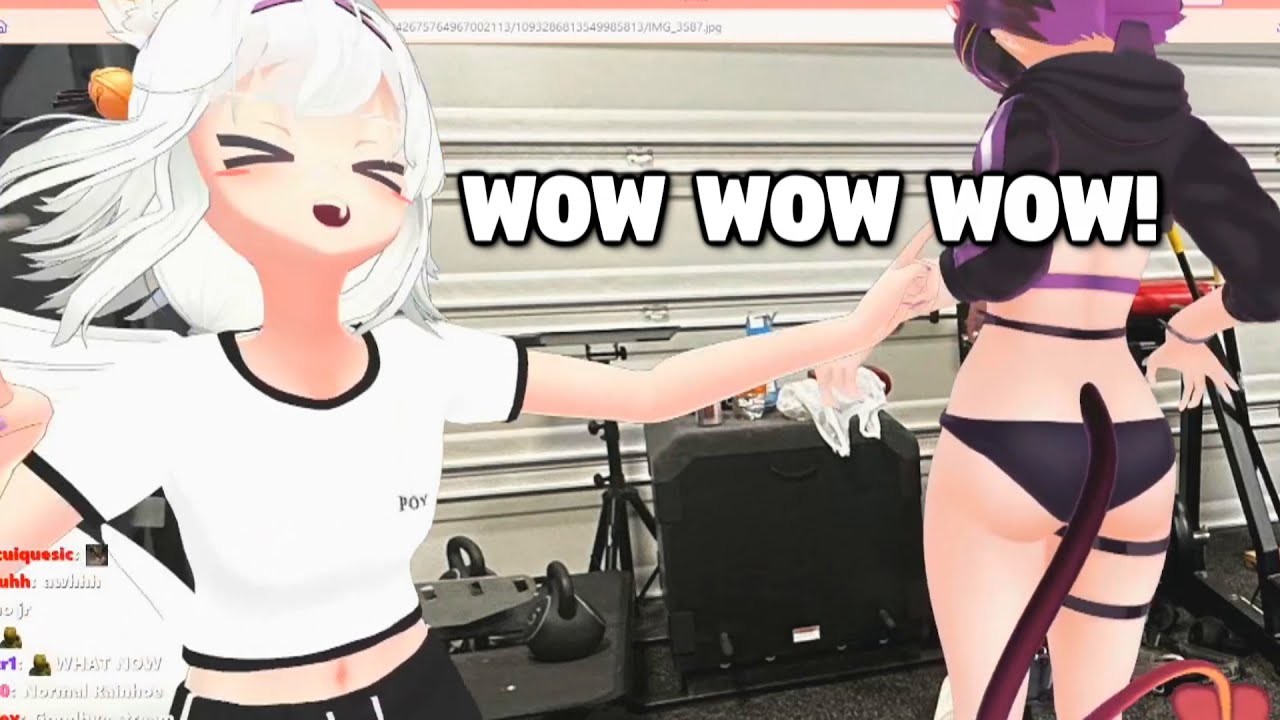 Filian tries to cover Rainhoe's cheeks - YouTube