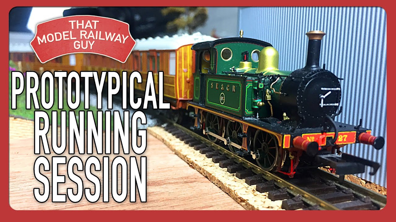 A Prototypical Running Session On The Modular Model Railway! - YouTube