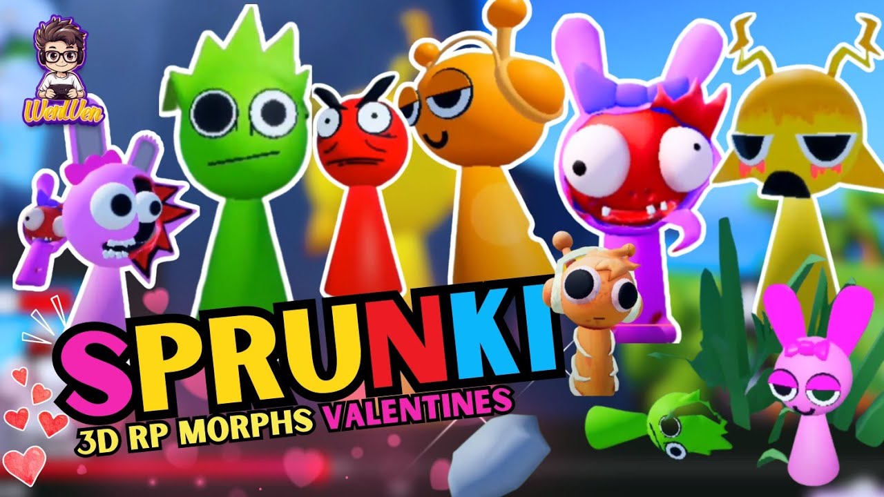 New Sprunki in Sprunki 3D RP Morphs ️ Valentines ️ UPD I WenWenRoblox ...