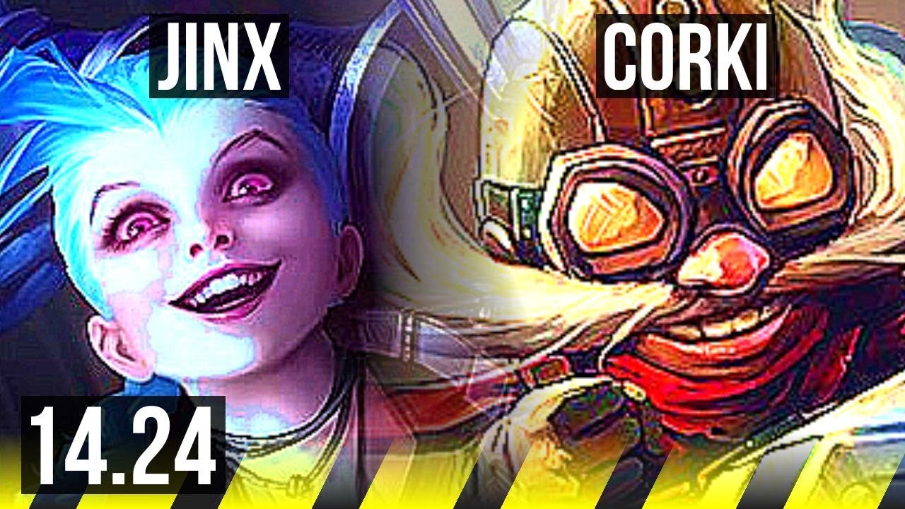 JINX & Poppy vs CORKI & Skarner (ADC) | 4/2/7 | KR Master | 14.24 - YouTube