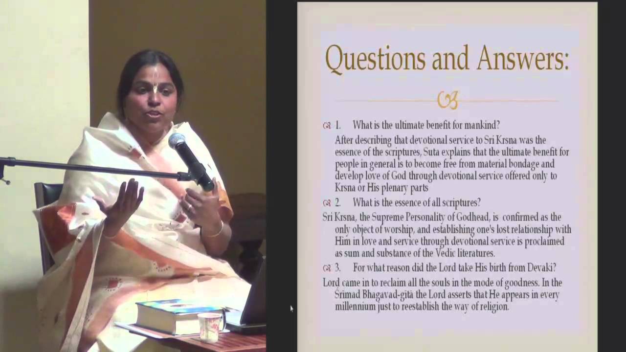 Sukadeva Goswami speaks Srimad Bhavatam to Parikshit Maharaj by HG ...