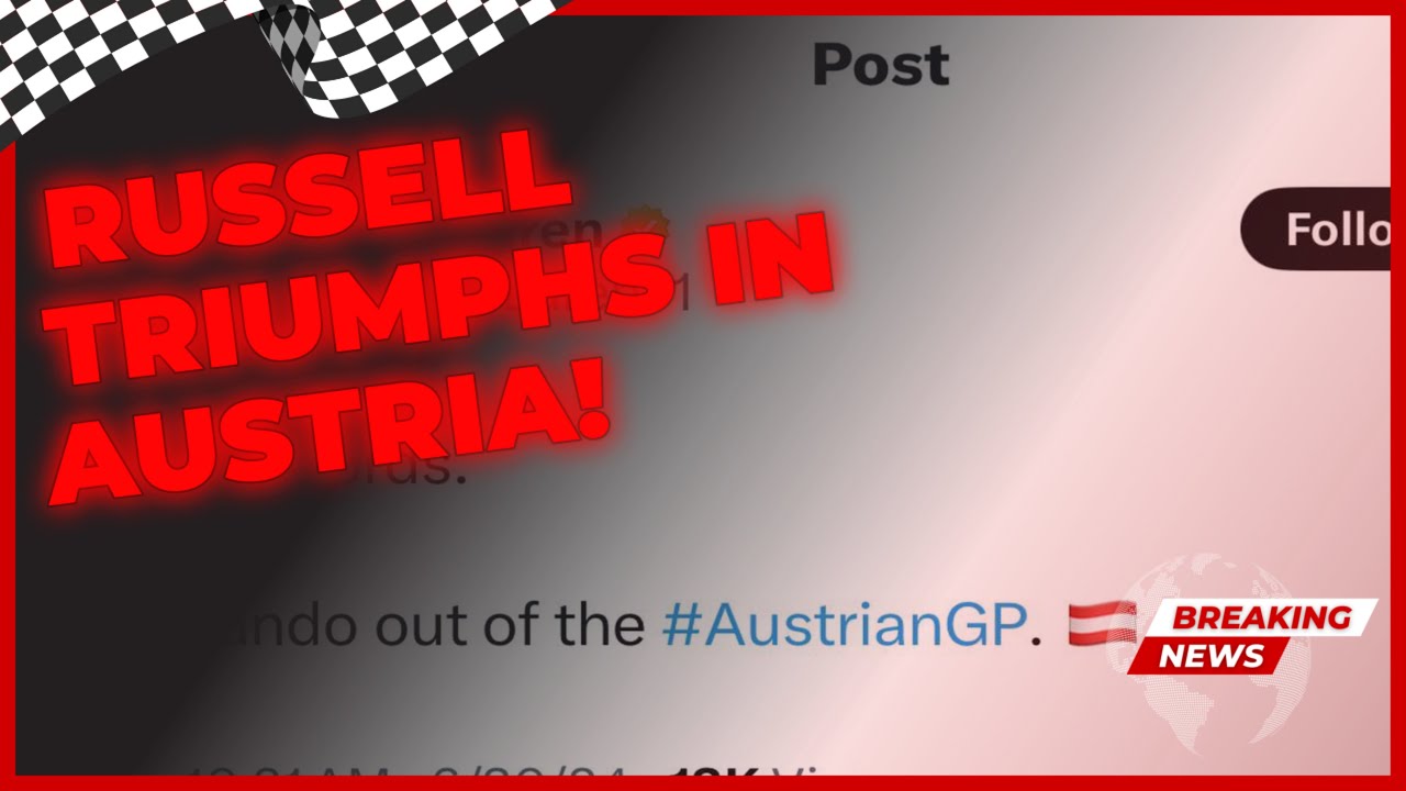 SHOCKING FINISH: RUSSELL WINS AUSTRIAN GP AFTER VERSTAPPEN CRASH! - YouTube