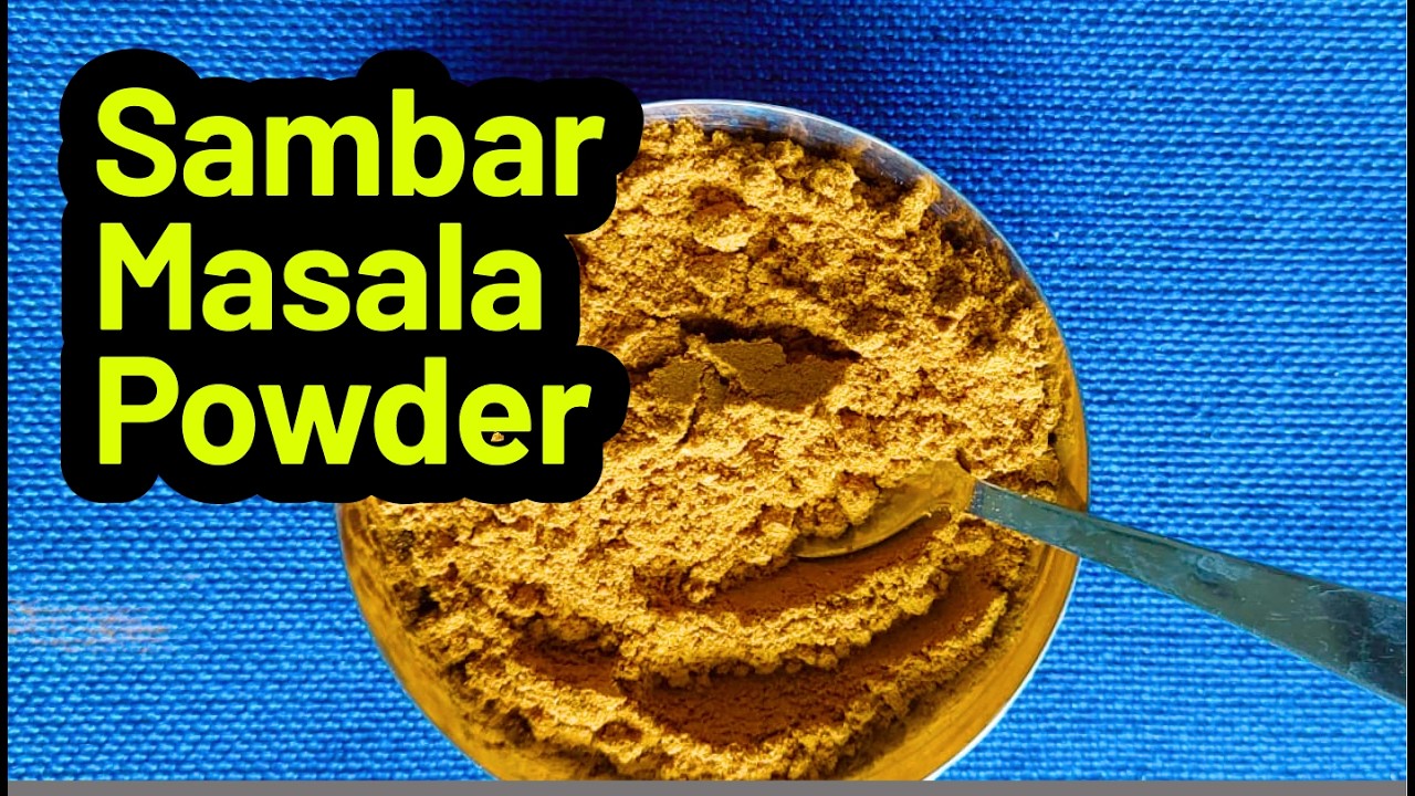 Instant Sambar Masala Powder/Sambhar Powder/Authentic Sambar Masala/How ...
