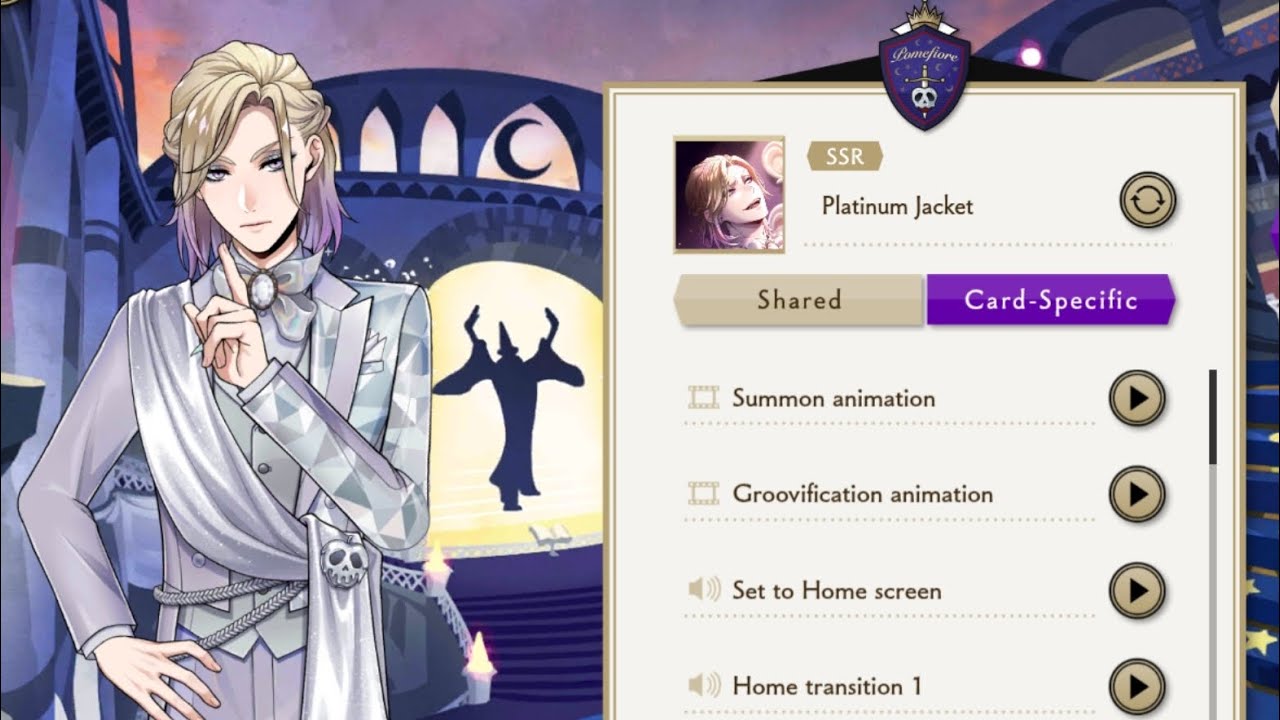 [TWST] Vil Schoenheit Platinum Login Message & Jacket Voice Lines - YouTube