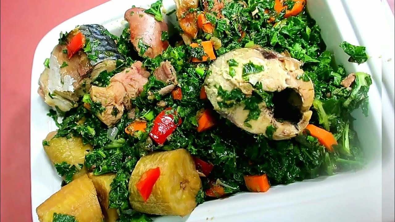 HOW TO MAKE A PLANTAIN/VEGETABLE SAUCE // FRESH AND HEALTHY - YouTube