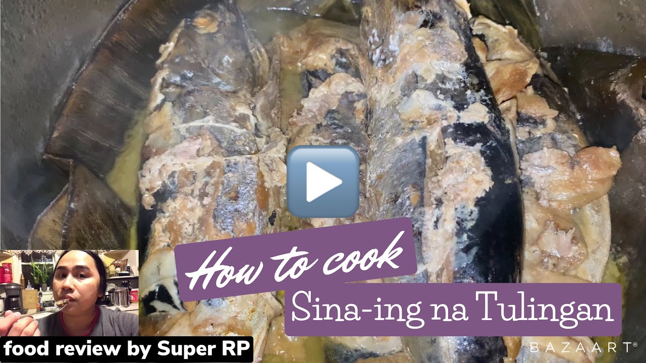 How to cook SINA-ING na TULINGAN with BACON | Food review by SuperRP ...