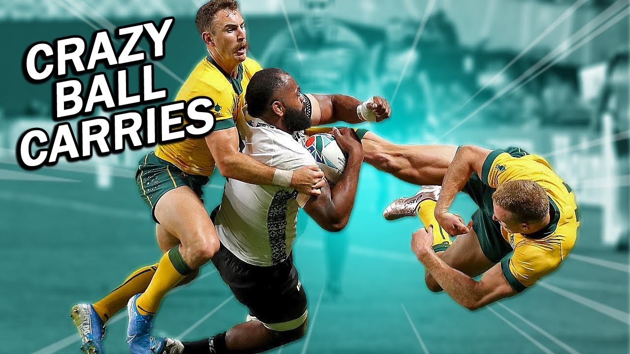 Crazy Ball Carries In Rugby | Part 2 - YouTube