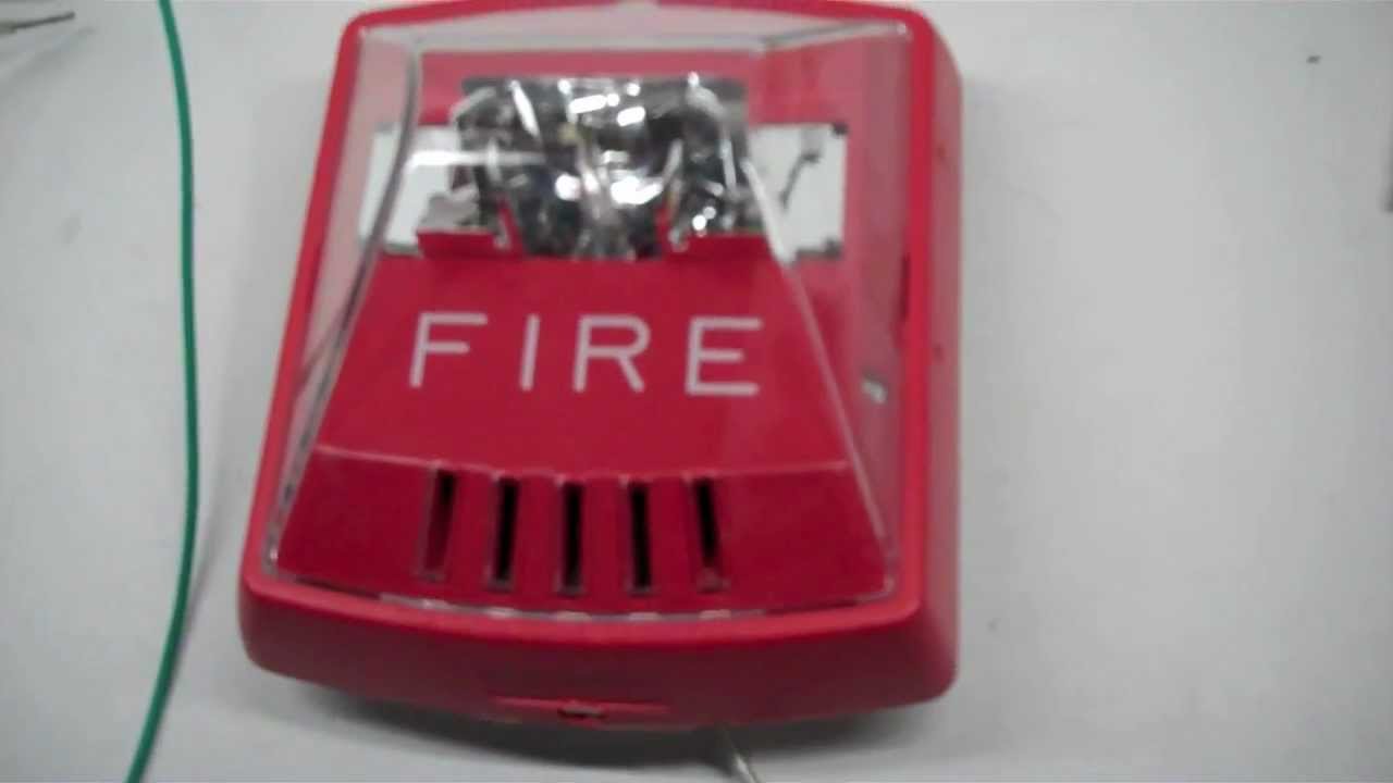 Wheelock HSR (Exceeder) Fire Alarm Test - YouTube