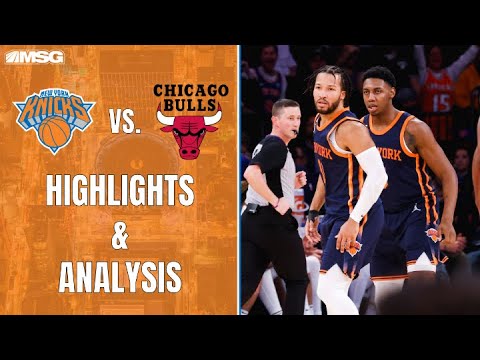 Randle, Brunson, & Barrett Lead Knicks to 5th Straight Win vs Bulls in ...