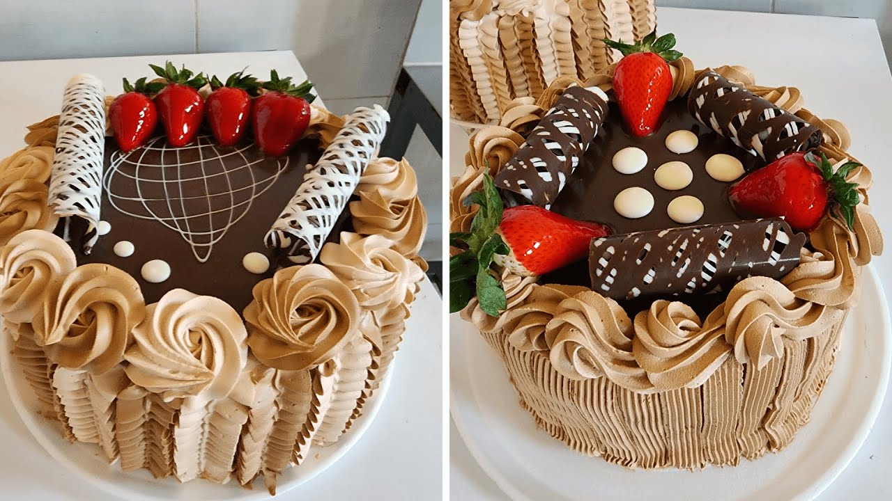 Deliciosa receta de decoración de pasteles de chocolate - YouTube