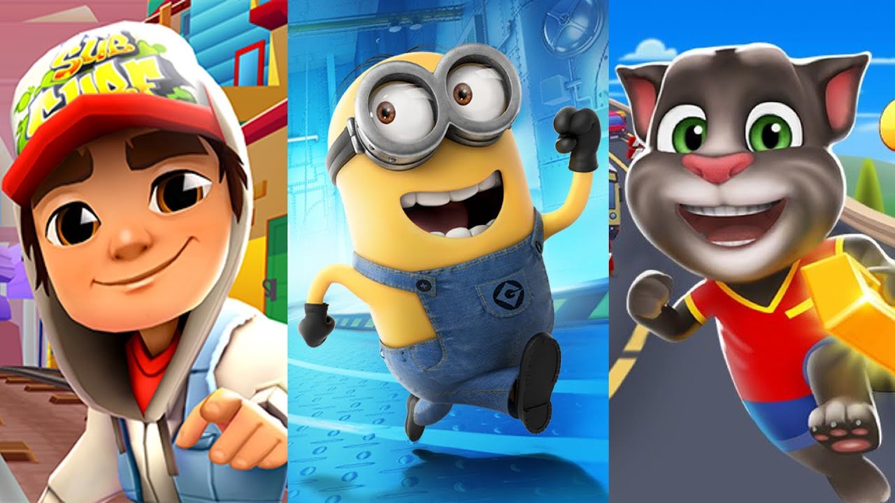 Minion Rush New Update 2020 VS Subway Surfers VS Talking Tom Gold Run ...
