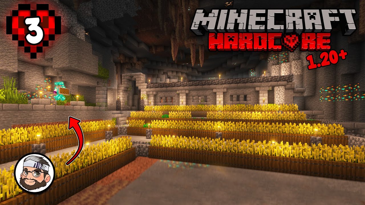 Starting My DWARVEN Inspired MEGA FARM Minecraft Hardcore 1.20 ...