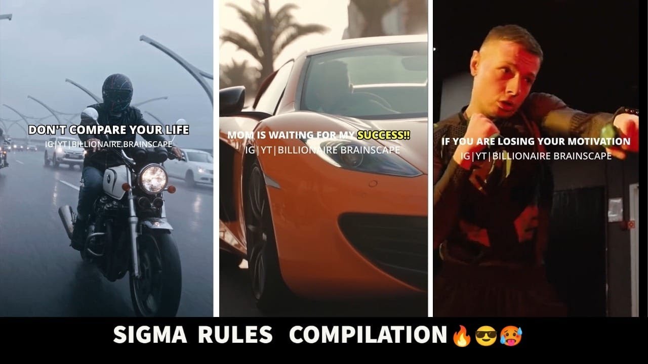 Sigma motivation compilation🔥😎motivation🤑 #sigmarules - YouTube