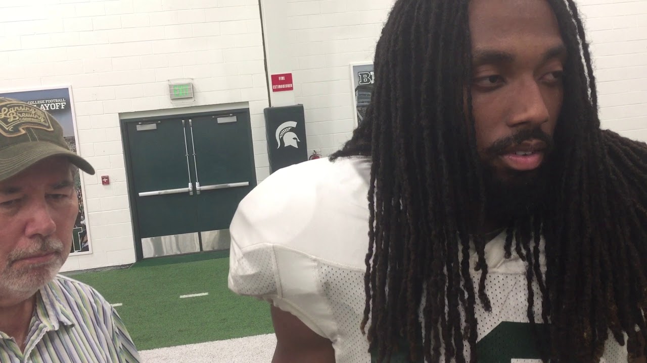 MSU WR Felton Davis III post-practice 10-9-18 - YouTube