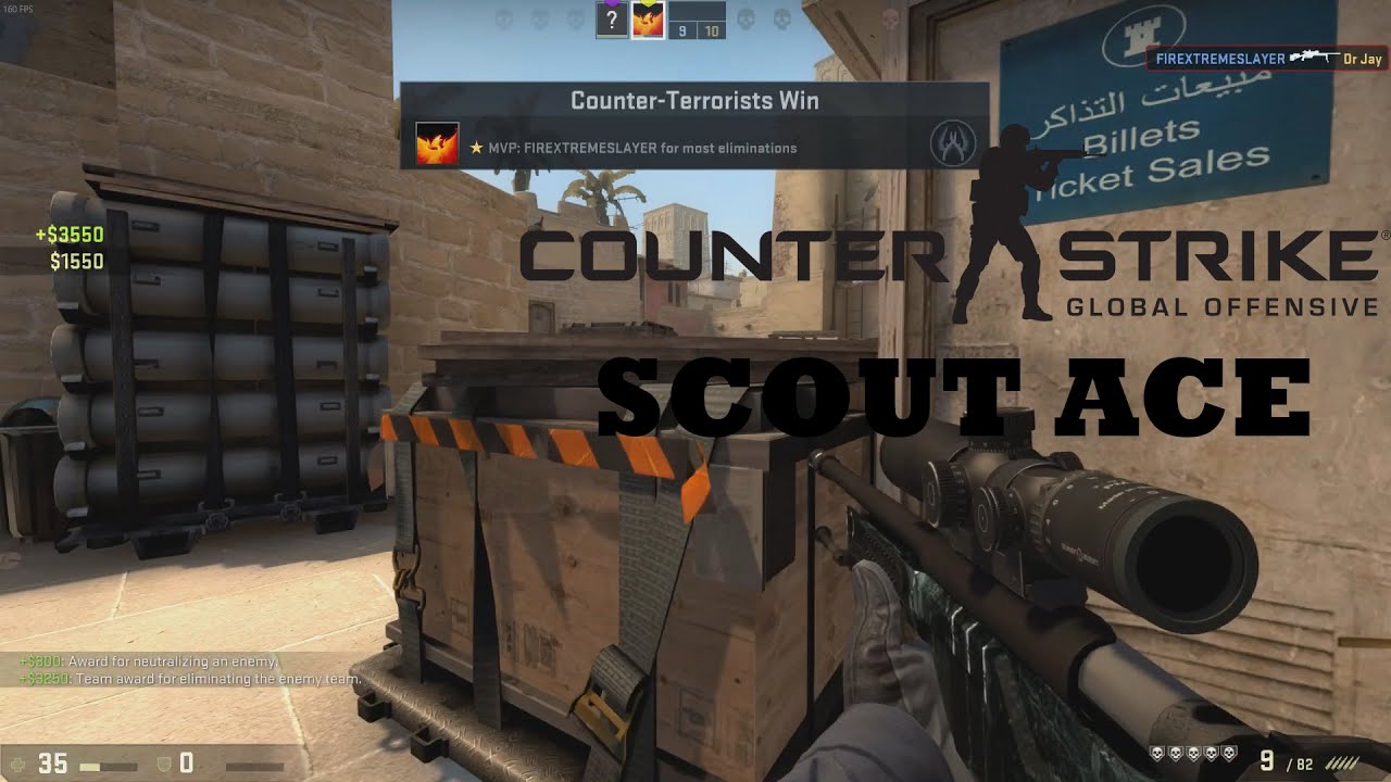 Counter Strike : Global Offensive - Ace with Scout - YouTube