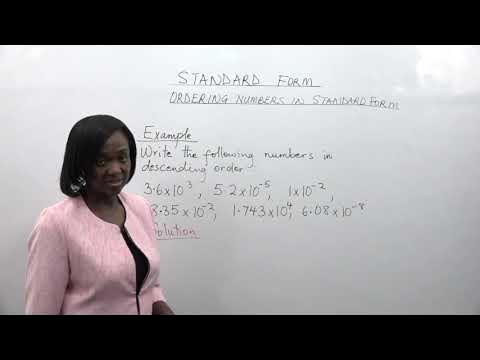 Standard Form - Calculations In Standard Form - YouTube