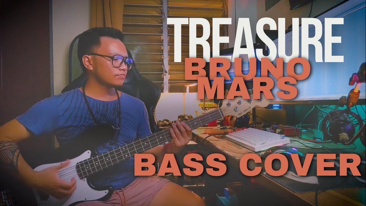 Treasure - Bruno Mars (Bass Cover) || Mark DV - YouTube