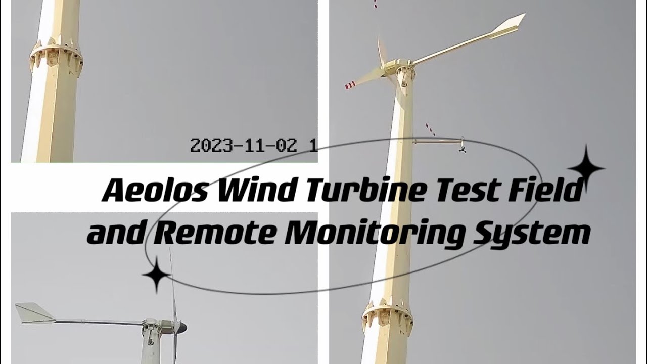 Aeolos Wind Turbine Test Field and Remote Monitoring System - YouTube