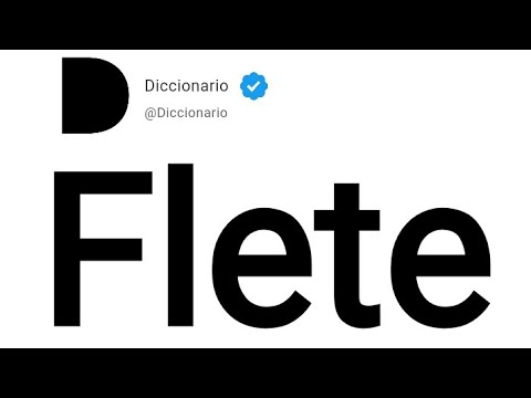 Flete Significado En Español - YouTube