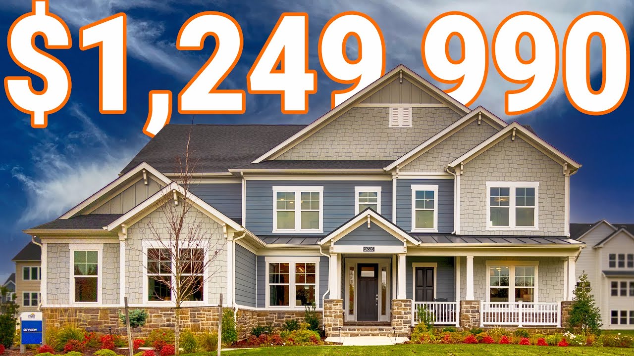 NEW LUXURY MODEL HOME TOUR - 5 BDRM, 4 BATH DESIGN BY PULTE HOME IN ...