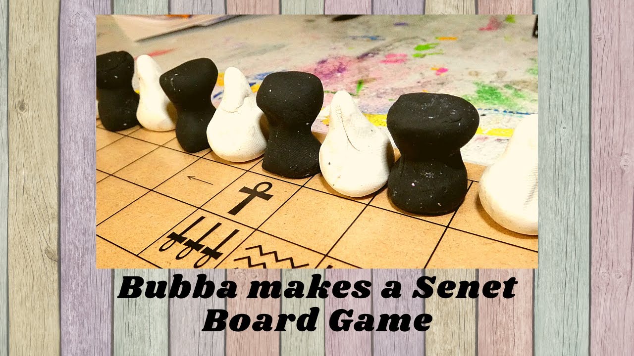 Hands on History Making a Senet Game with Bubba - YouTube