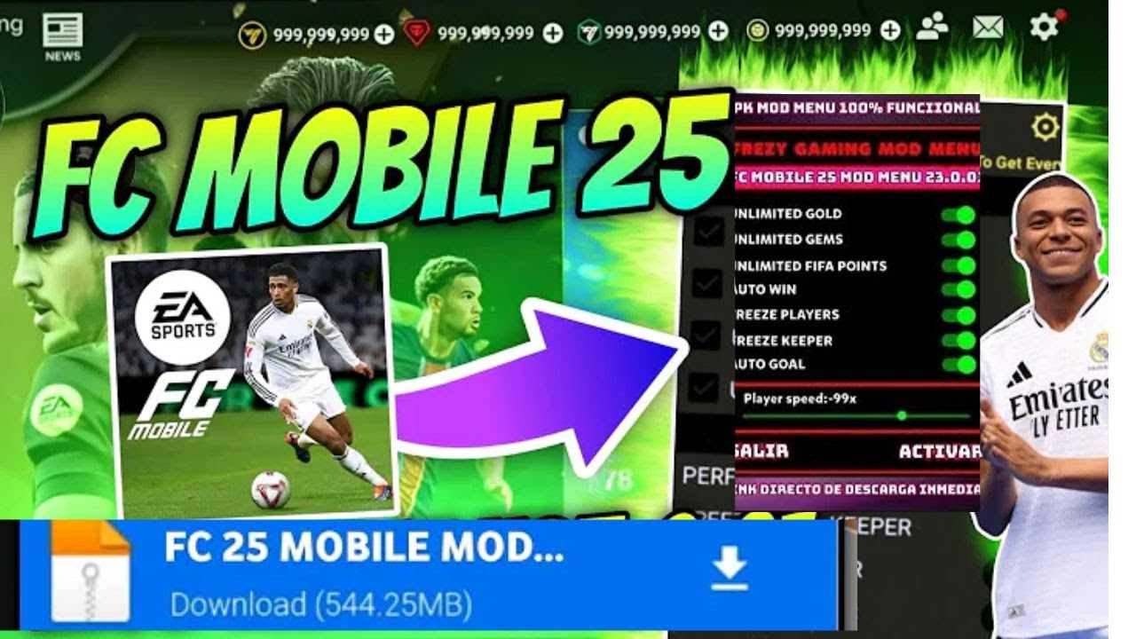 Fc Mobile Mod Menu v23.0.01 - Fc Mobile Mod Apk 23.0.01 - Fc Mobile 25 ...
