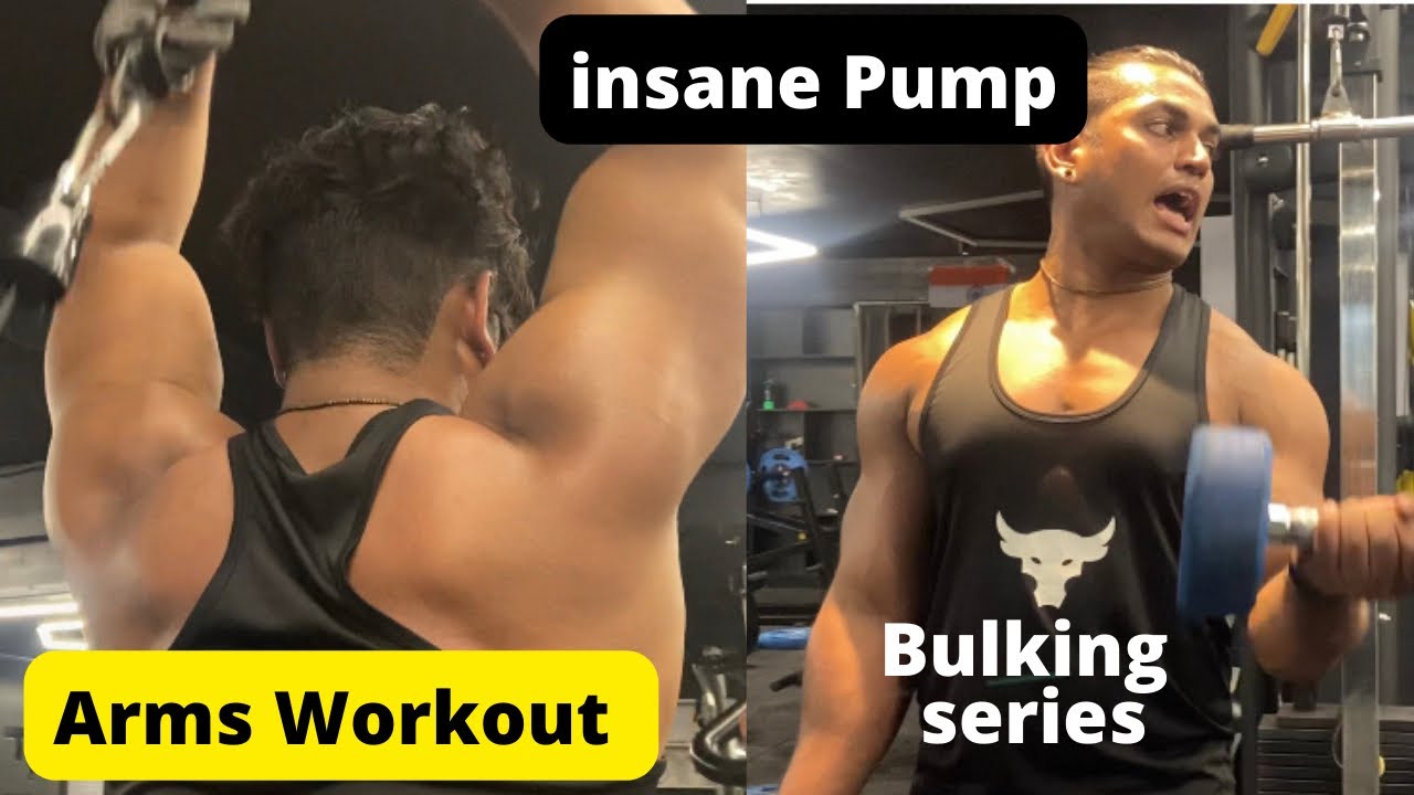 Arms fat ke bahar aa gye😳| Explosive Arms workout | Biceps & Triceps ...