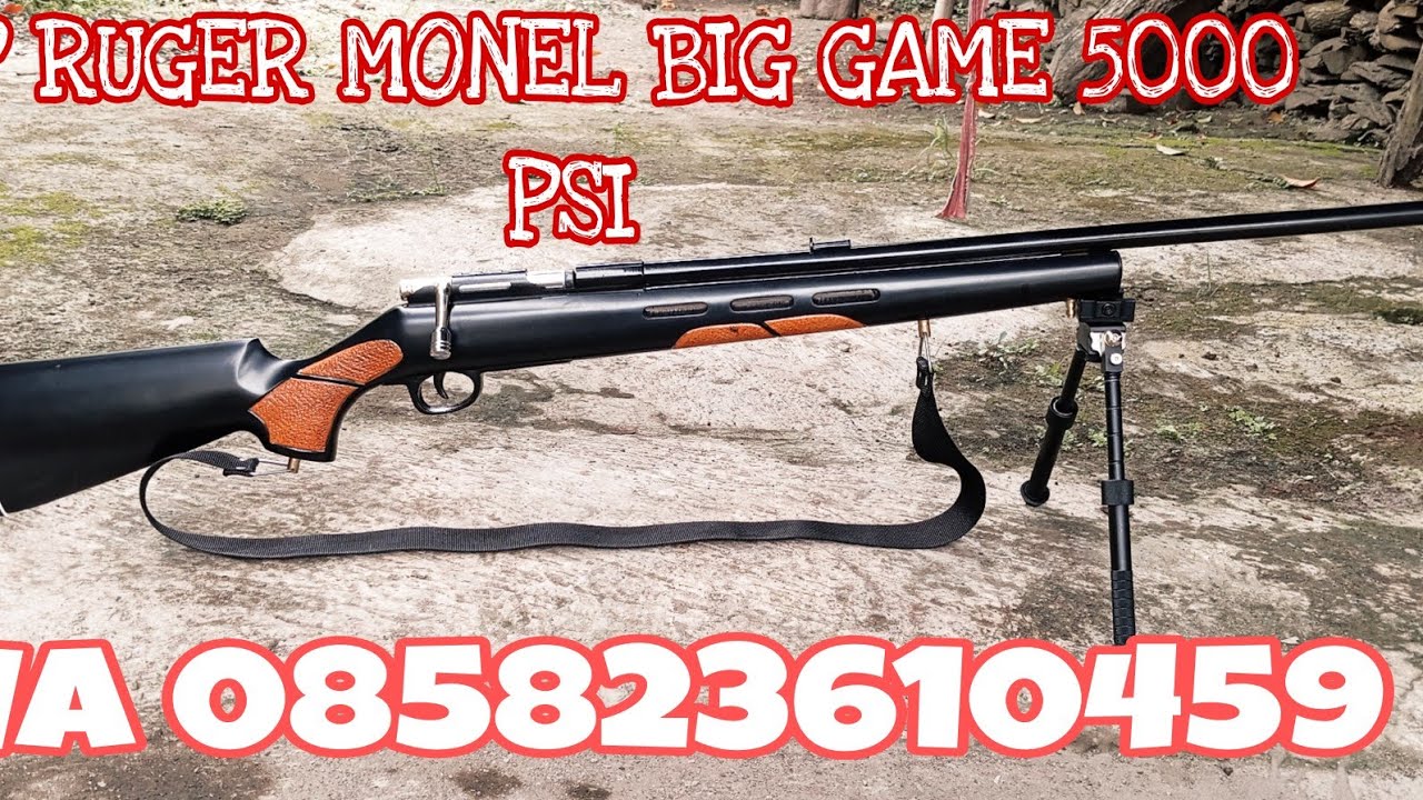 PCP RUGER MONEL 5000 PSI - YouTube