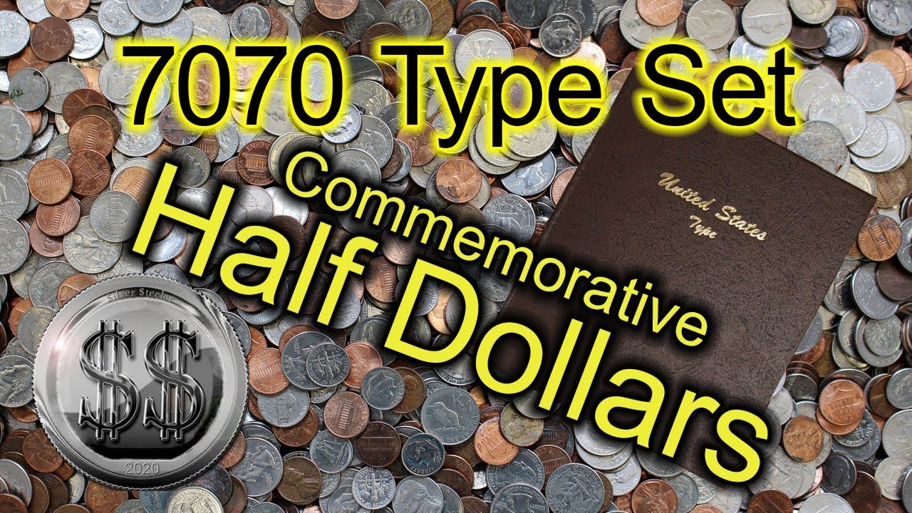 Dansco 7070 Type Set Commemorative Half Dollars - YouTube