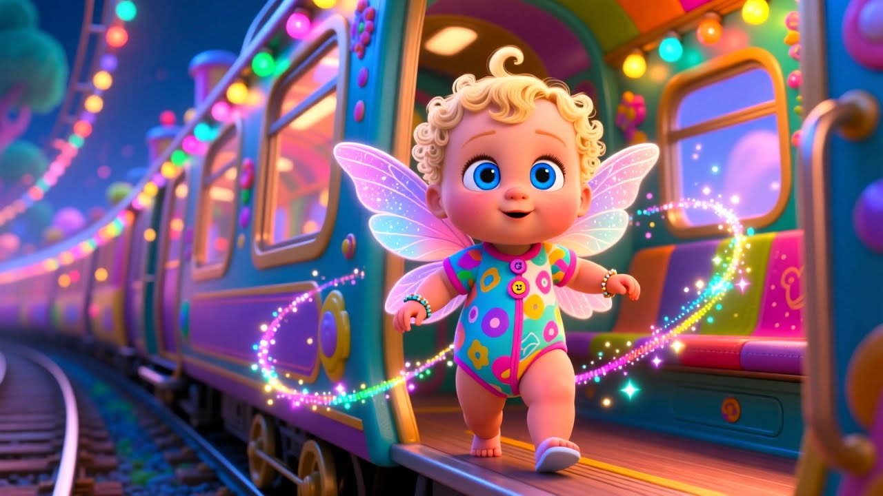 Baby’s Glittery Fairy Train 🚂 | Fun Nursery Rhymes & Toddler Learning ...